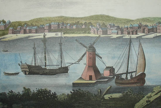 George Glazer Gallery - Antique Maps - An East Prospect of the City of ...