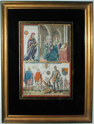 George Glazer Gallery - Antique Prints - Knight and Medieval Costume ...